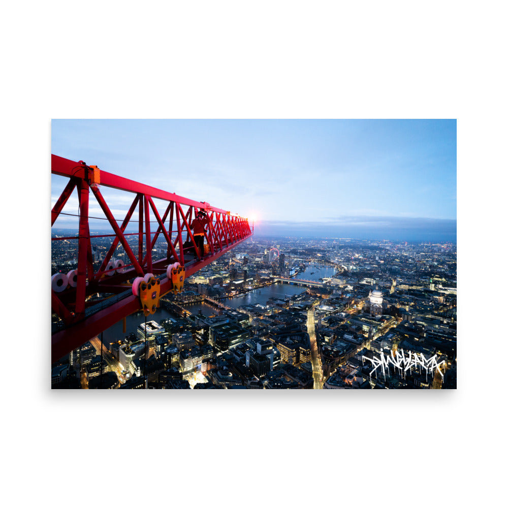 Poster (London Crane) – DyingLlama